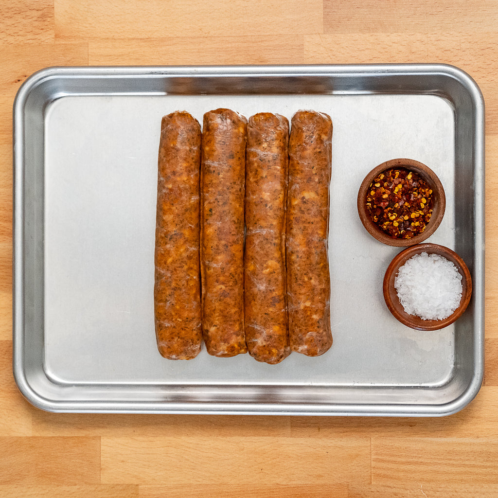 Hot Italian Links | Pasture Raised Pork with No antibiotics – Porter Road