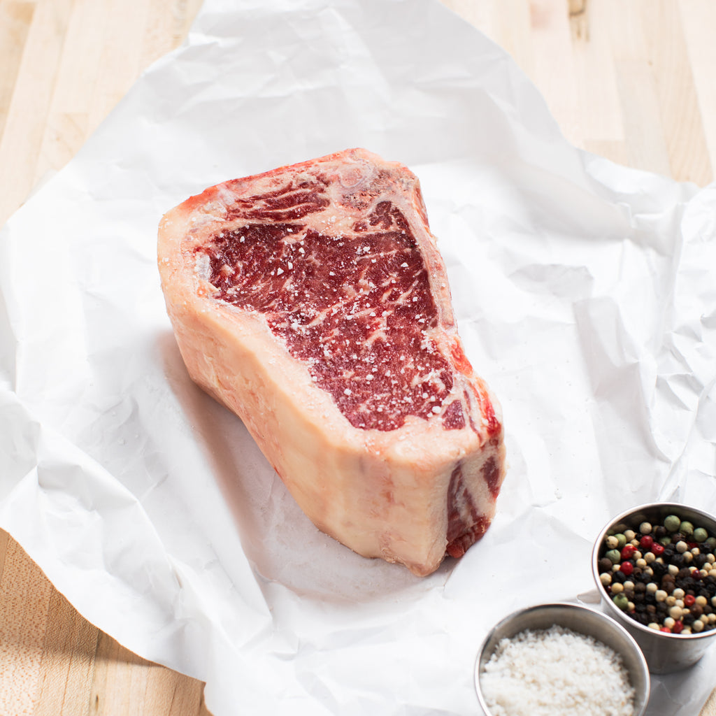 Thick Cut Kansas City Strip Steak | Dry Aged Beef, Pasture-Raised with ...